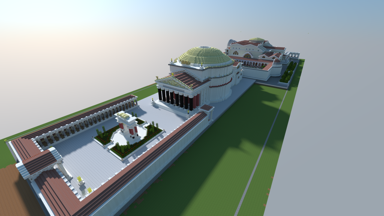Roman Pantheon w Baths of Agrippa Minecraft Map