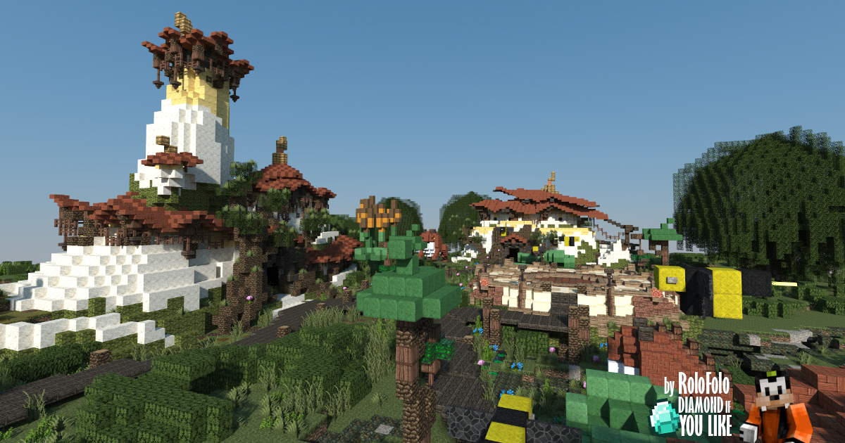 [Fantasy] Toad Town Minecraft Map