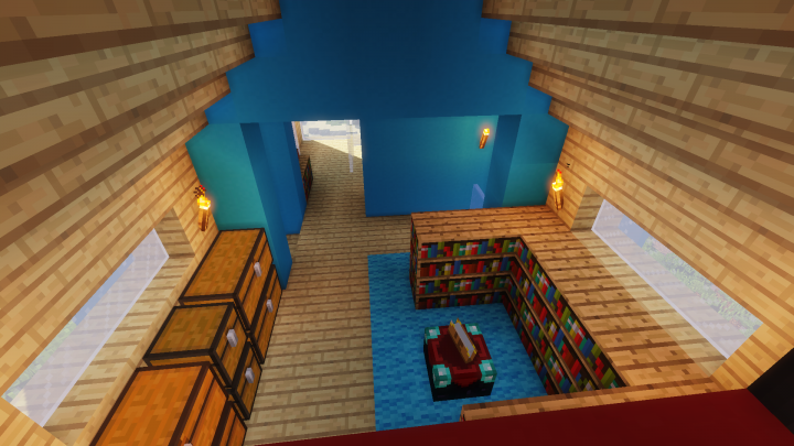 colored Modern House Minecraft Map