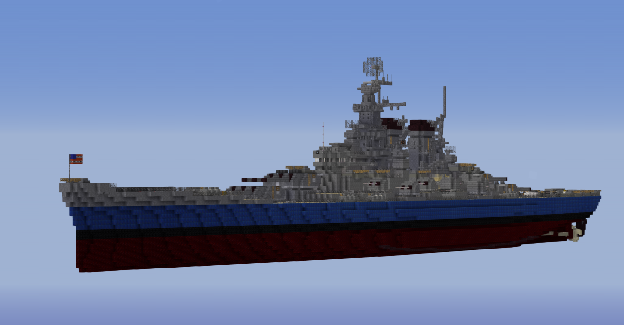 RNS Constitution Class Battlecruiser Minecraft Map