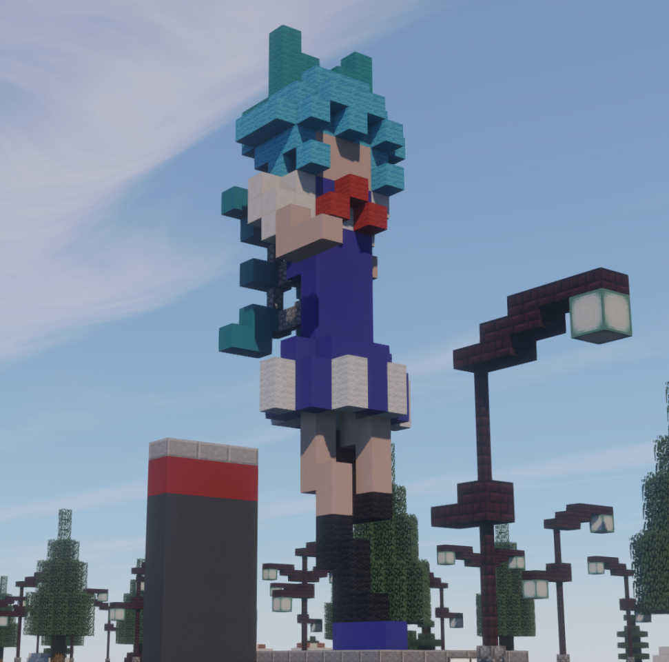 Toho project Cirno 3D architecture Minecraft Map