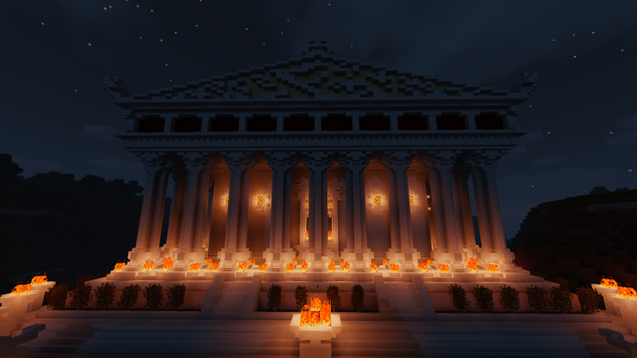 Quartz Temple of Artemis Minecraft Map