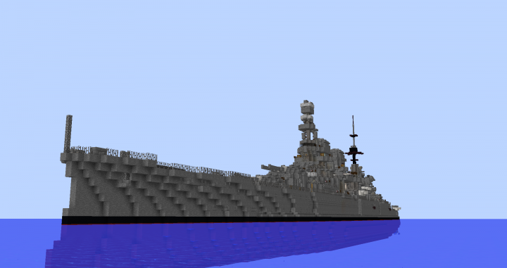 HMS Repulse 1:1 Scale Minecraft Map