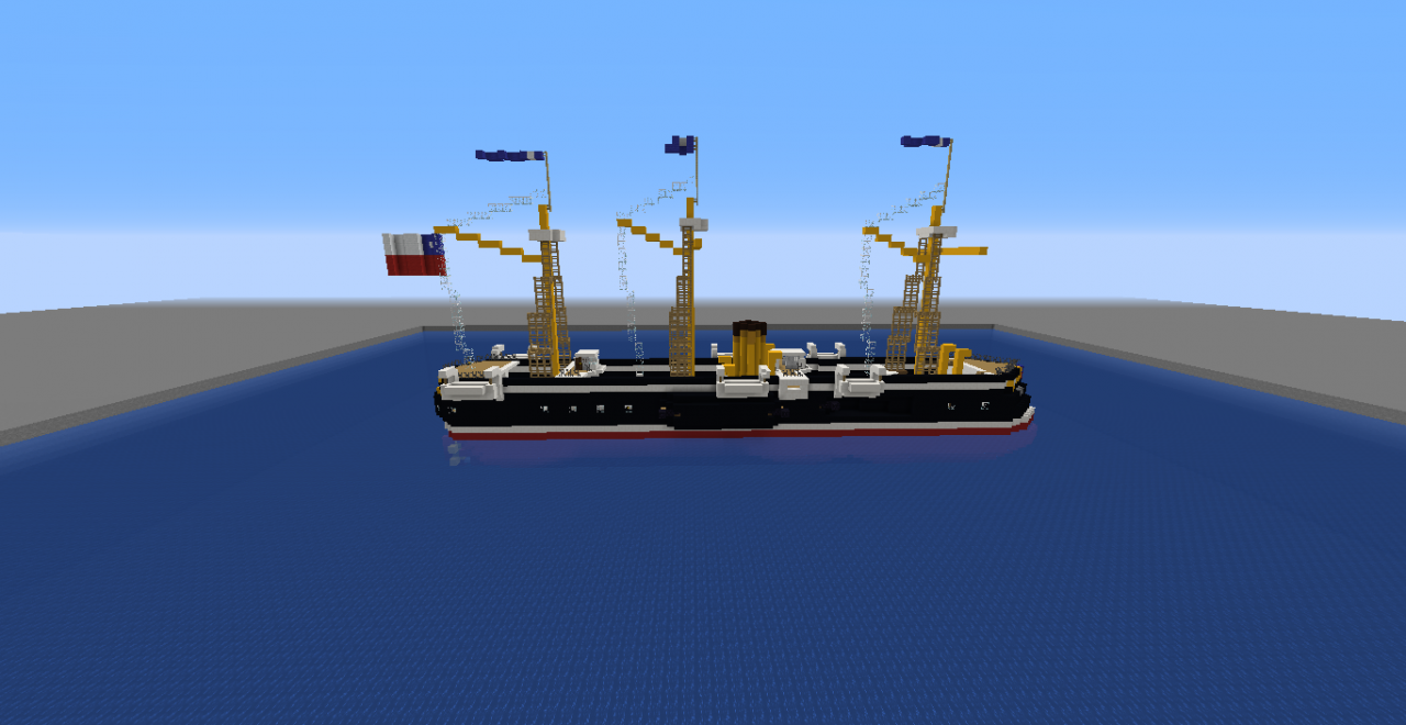 Armored Frigate , Admiral Cochrane Minecraft Map