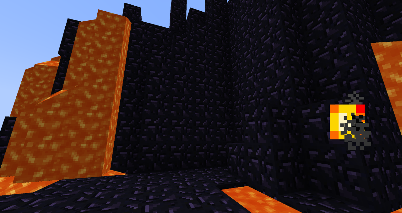 le monde Minecraft Map