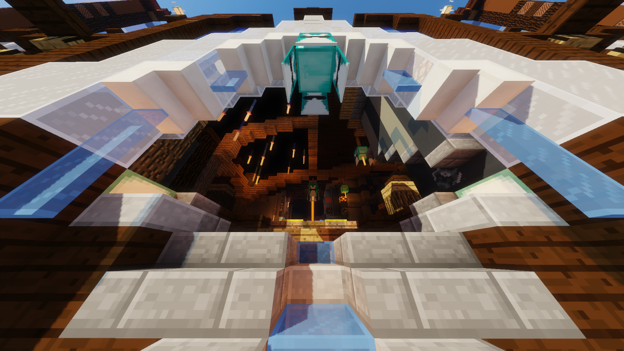 The Organ, automatic shops.The seller community Minecraft Map