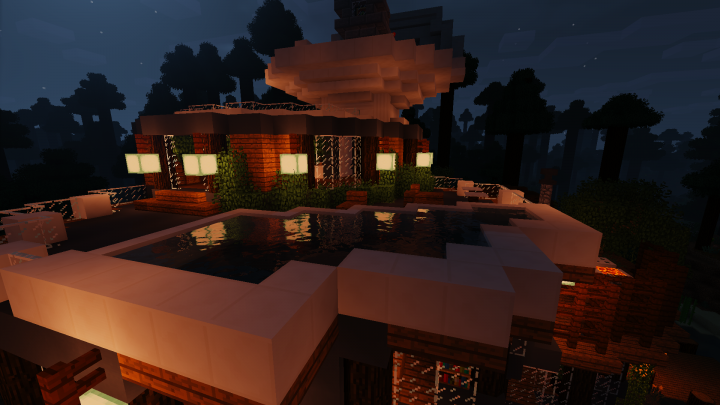 A small Forest Hut in Minecraft Minecraft Map