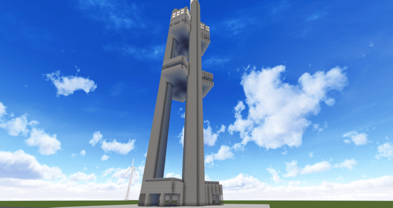 Prague Tv tower Minecraft Map