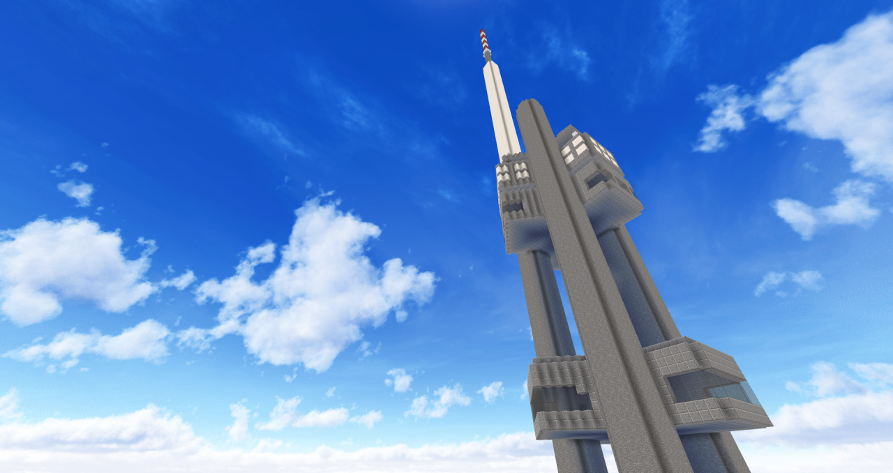 Prague Tv tower Minecraft Map