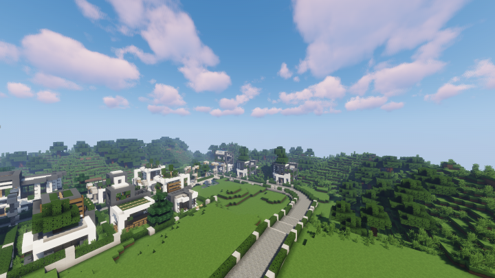 Modern Town Minecraft Map