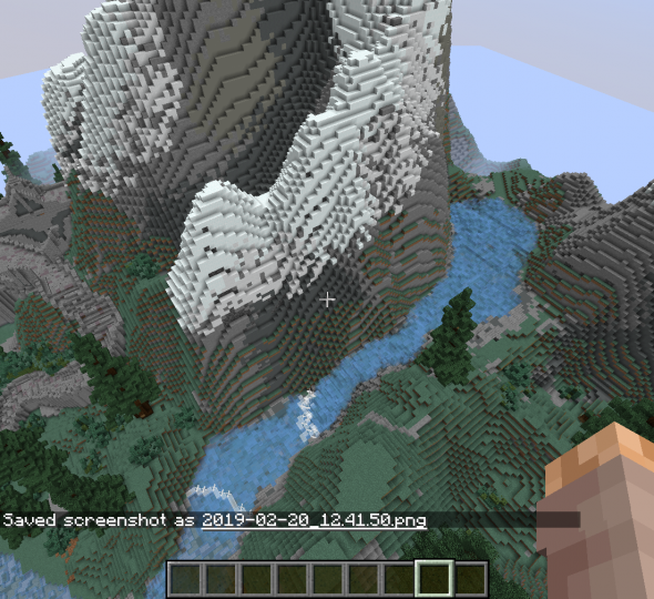 Mountain Cave Village Minecraft Map