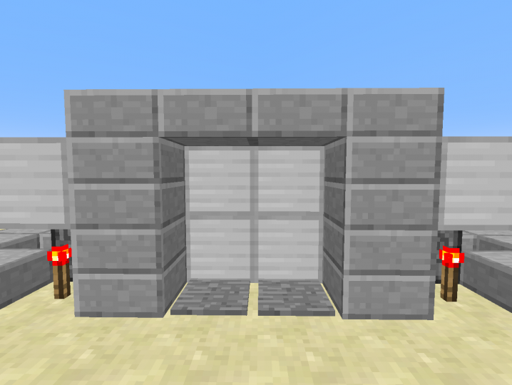 Most compact 2x2 door Minecraft Map