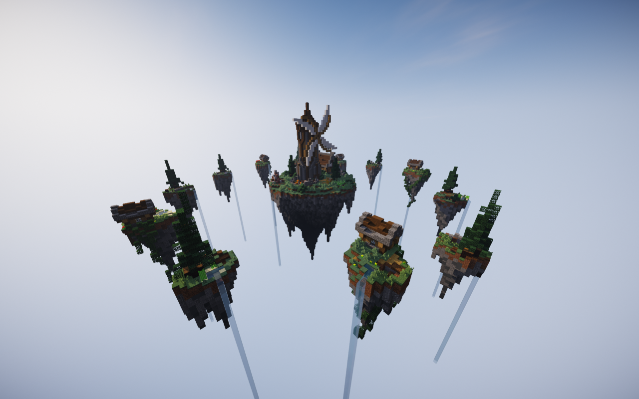 Small Medieval Skywars Map - 12 Players Minecraft Map