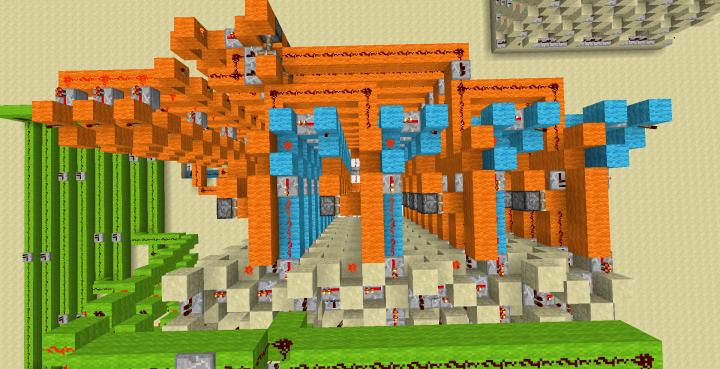 16 byte in/out memory Inspired by _Phrozenbit_ Minecraft Map