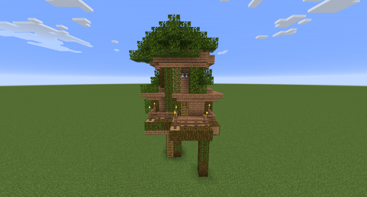 Mini Tree House: Mini Build Series #8 Minecraft Map