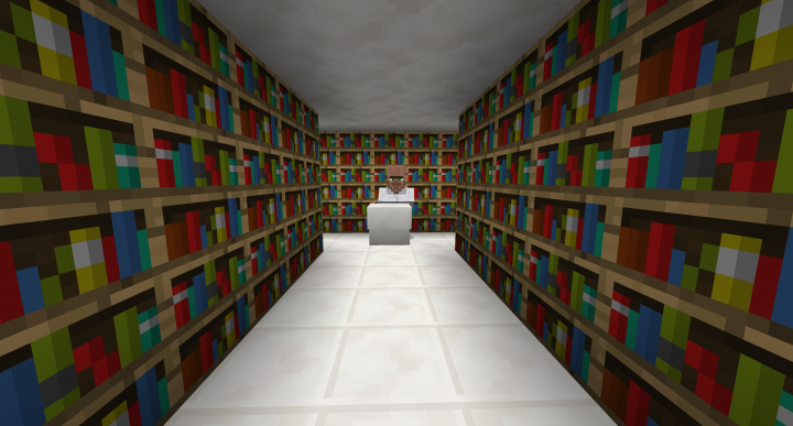 Mini Library: Mini Build Series #10 Minecraft Map