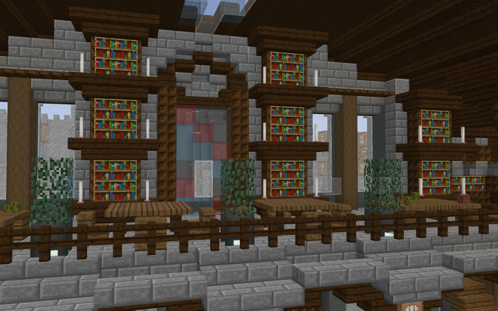 Library Minecraft Map