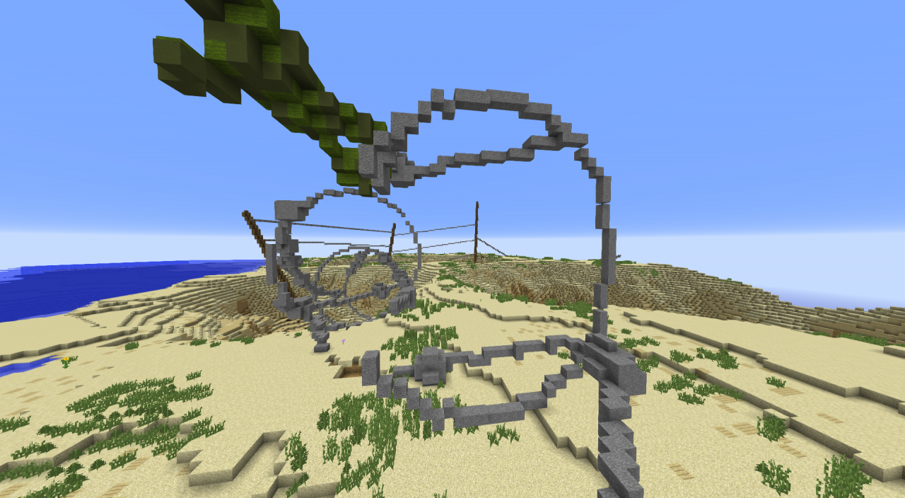 Omaha Beach - Normandy Invasion ~ WW2 Higgins Transport Craft Minecraft Map