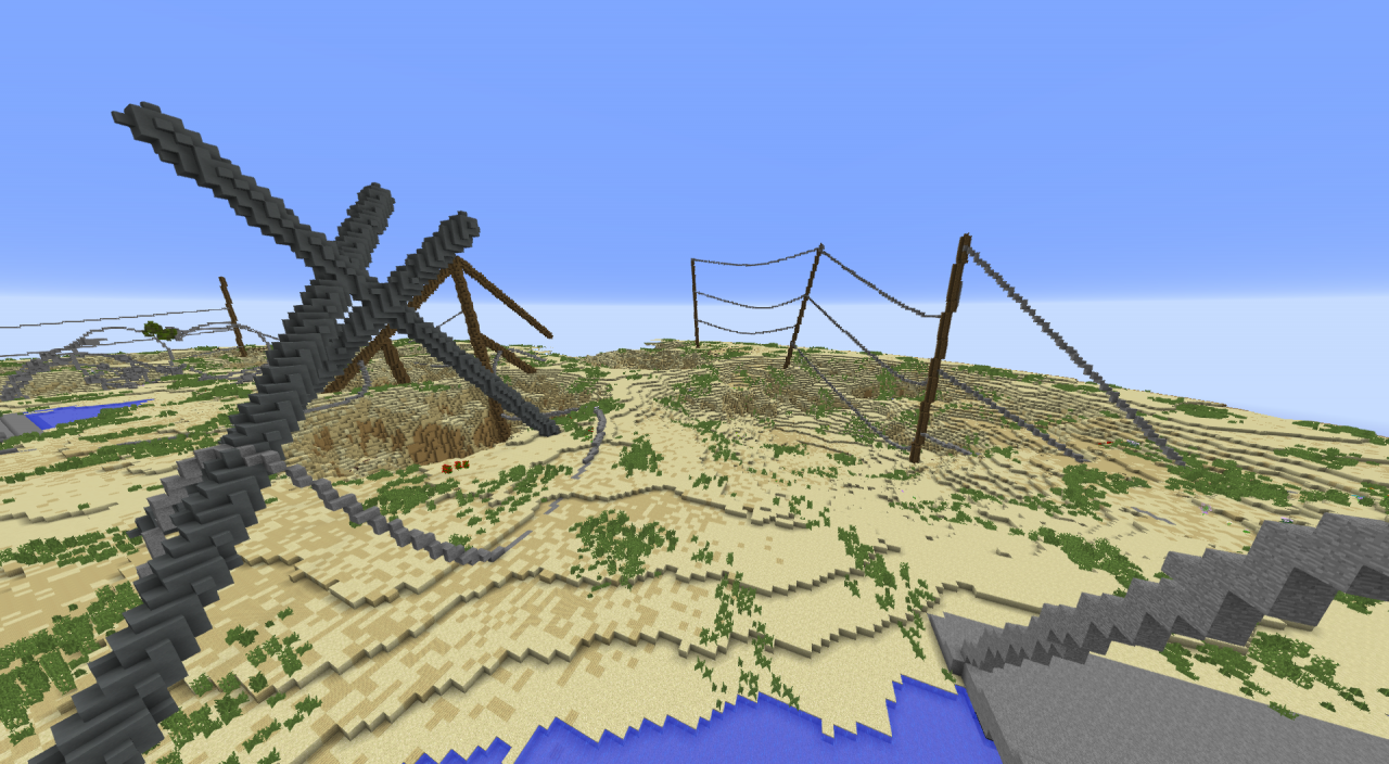 Omaha Beach - Normandy Invasion ~ WW2 Higgins Transport Craft Minecraft Map