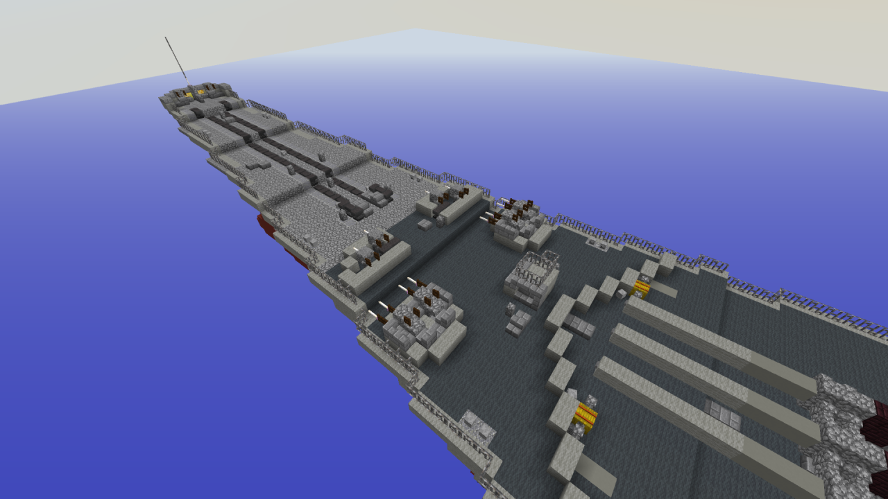 Fictional Battleship ZBB-Project A3 Minecraft Map