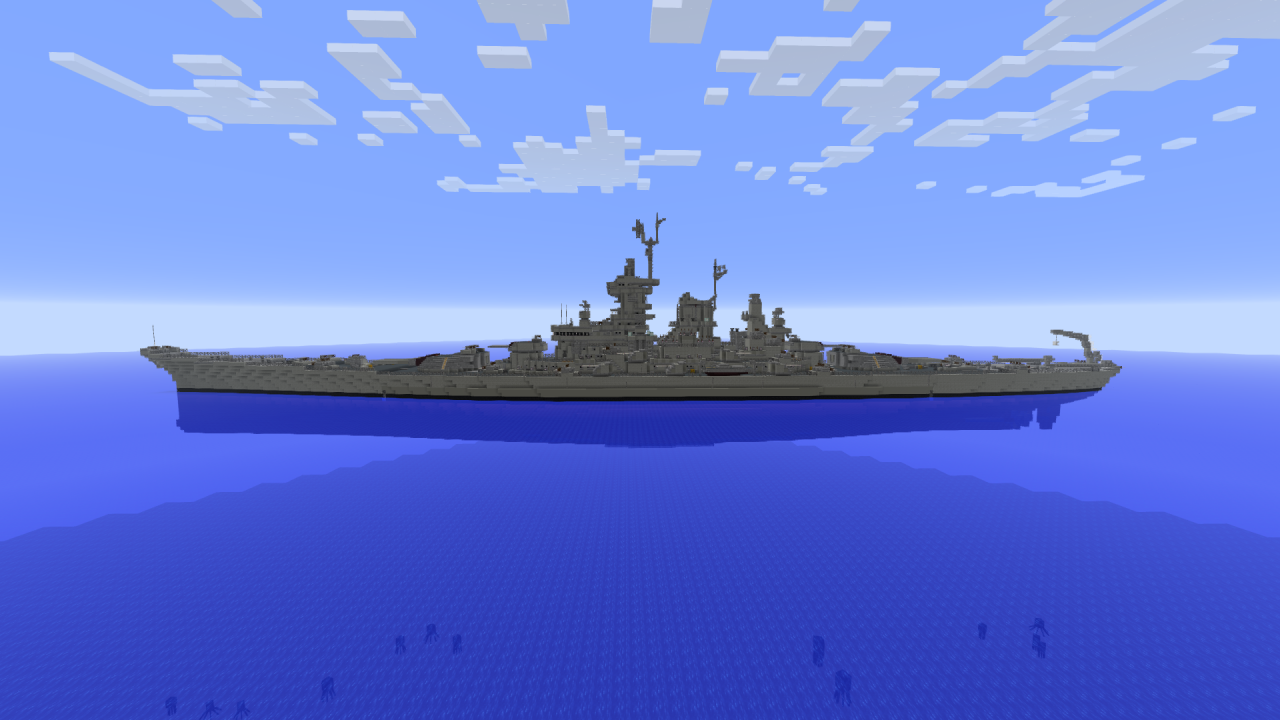Fictional Battleship ZBB-Project A3 Minecraft Map