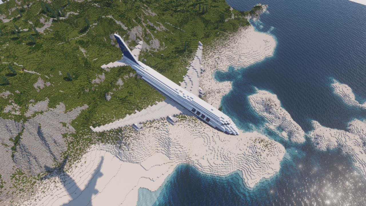 || 70s BOAC 747-400 - British Airways 100th Anniversary || 1:1 Minecraft Map