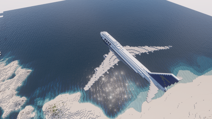 || 70s BOAC 747-400 - British Airways 100th Anniversary || 1:1 Minecraft Map