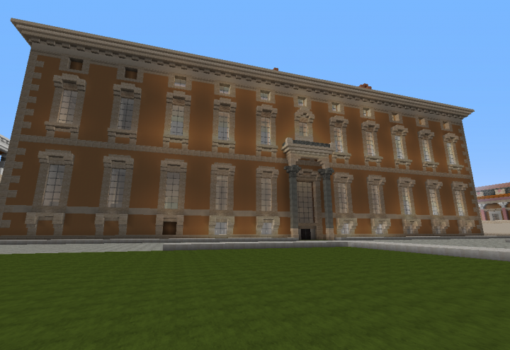 Palace of the "Upper Chamber" of the Kingdom of Latin people. Minecraft Map