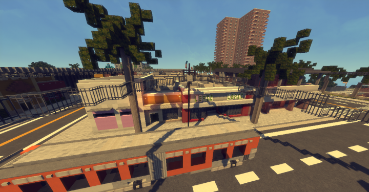 Palimo City - Commercial Buildings 1 Minecraft Map