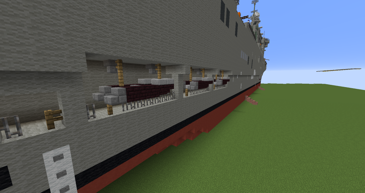 L9020 CPC Foudre Cruiser Helicopter Landing Dock Minecraft Map