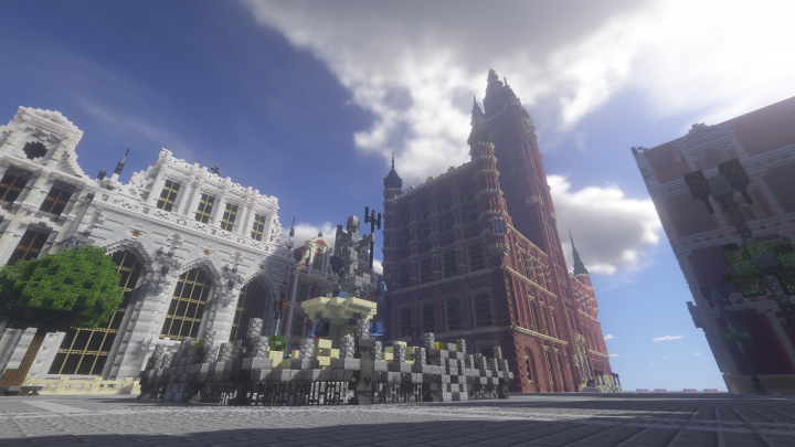 Old Square of Montleur (based on Długi Targ from Gdańsk/Danzig) Minecraft Map