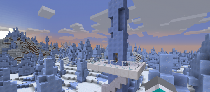 Ice Spikes Base Minecraft Map