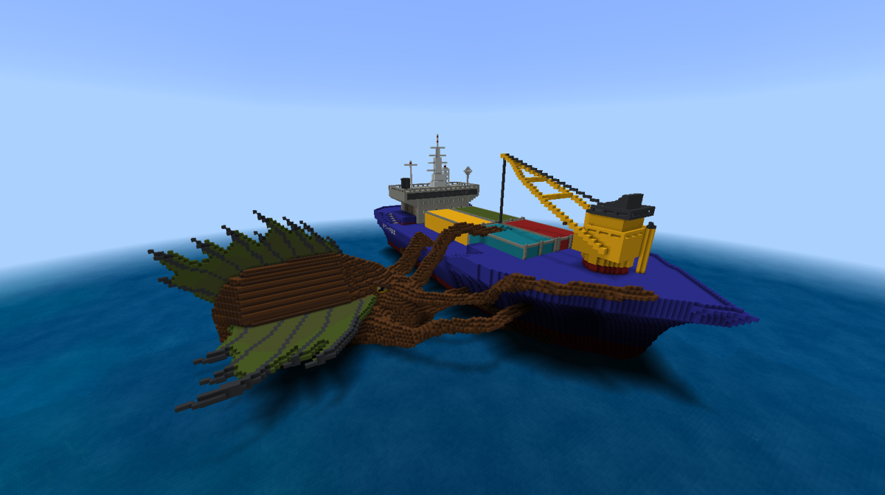 Cargo Ship Under Attack Minecraft Map