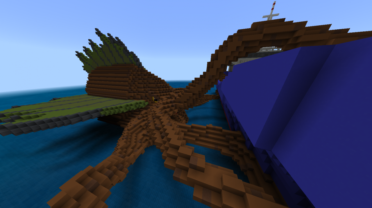 Cargo Ship Under Attack Minecraft Map