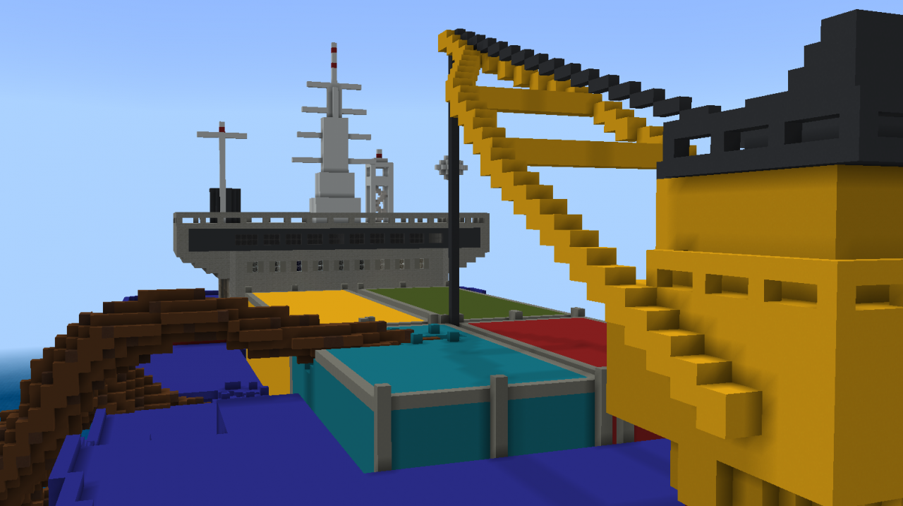 Cargo Ship Under Attack Minecraft Map
