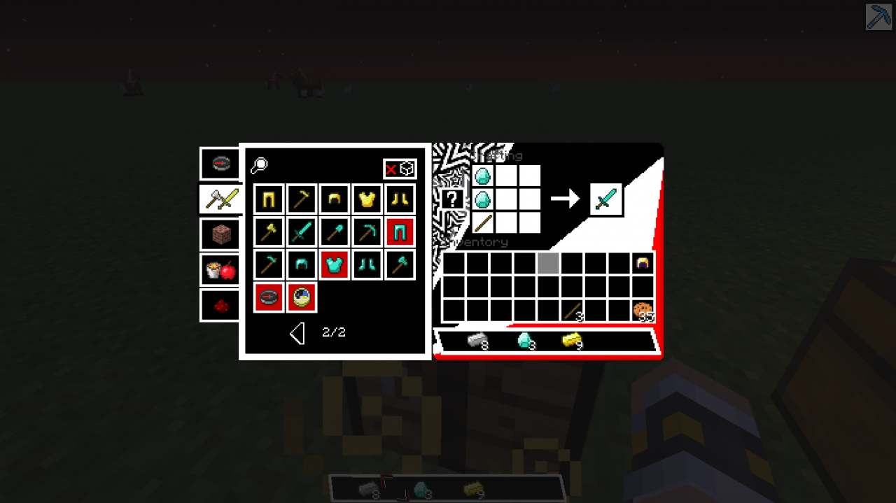 Persona 5 Menus Minecraft Texture Pack