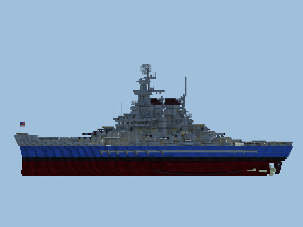 RNS Constitution Class Battlecruiser Minecraft Map