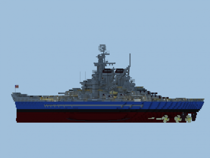 RNS Constitution Class Battlecruiser Minecraft Map