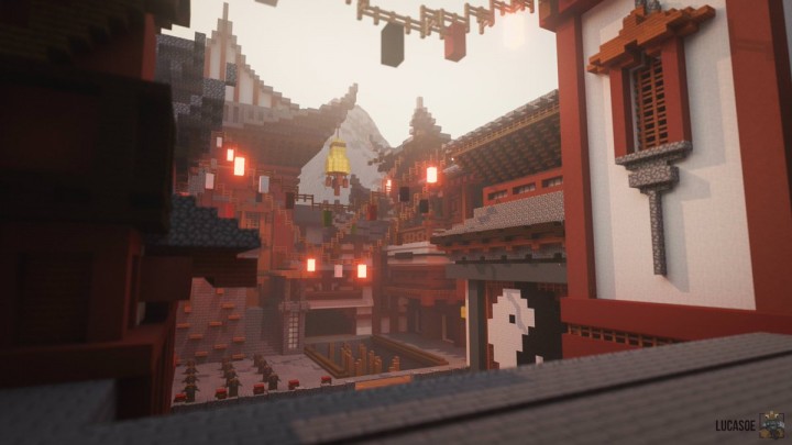 ☯ Shaolin Temple Training Grounds ☯ Minecraft Map