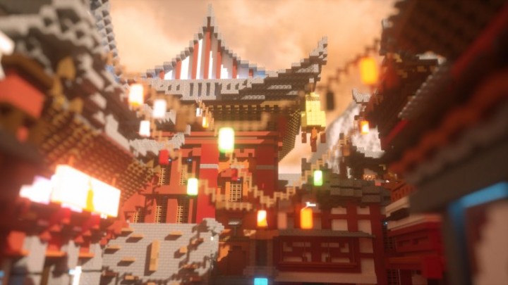 ☯ Shaolin Temple Training Grounds ☯ Minecraft Map