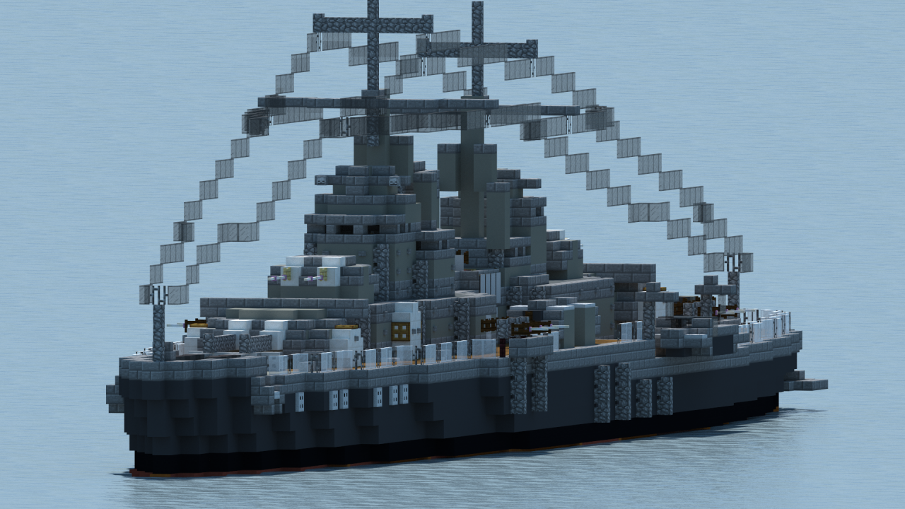 Eyre-Class Coastal Defense Ship (full interior) Minecraft Map