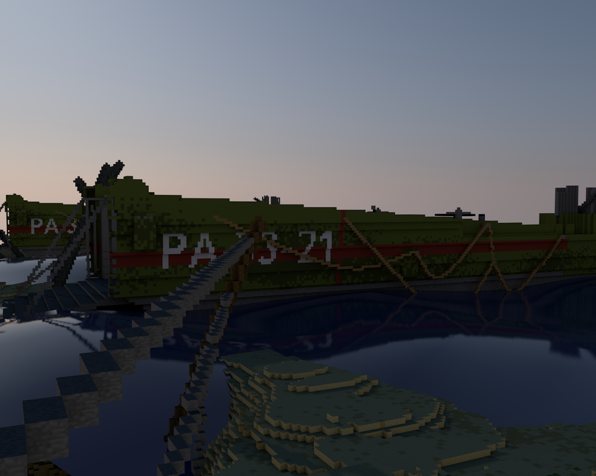 Omaha Beach - Normandy Invasion ~ WW2 Higgins Transport Craft Minecraft Map