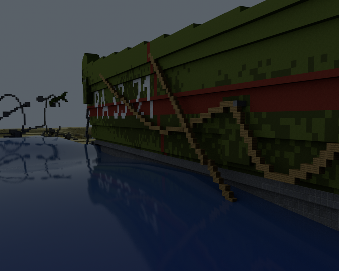 Omaha Beach - Normandy Invasion ~ WW2 Higgins Transport Craft Minecraft Map