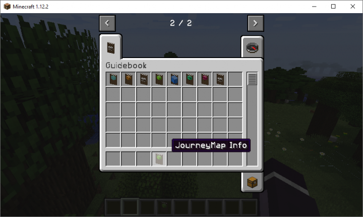 readable Guide book for JourneyMap Minecraft Texture Pack