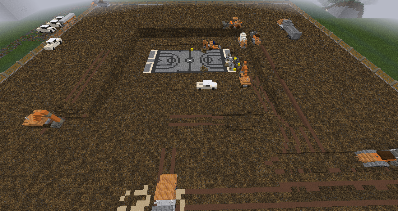 NBA Arena Build in Greenfield SP Minecraft Map