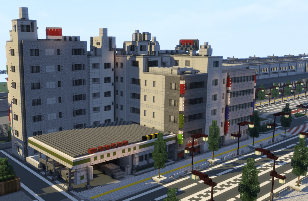 The streets of Japan Minecraft Map