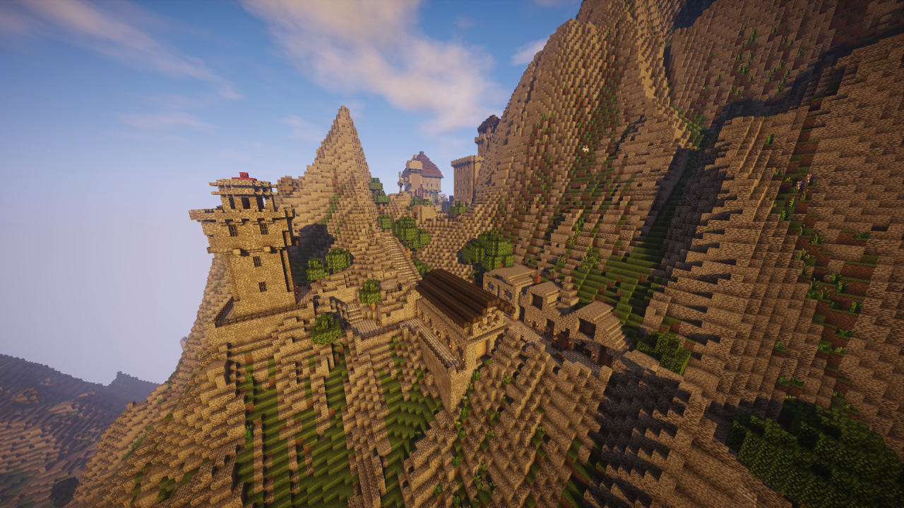 Ervenard Mountain Keep Minecraft Map