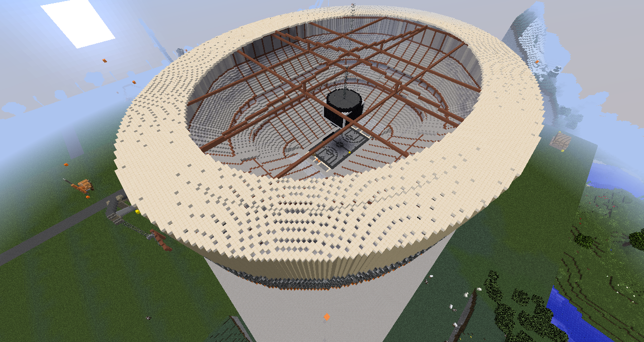 NBA Arena Build in Greenfield SP Minecraft Map