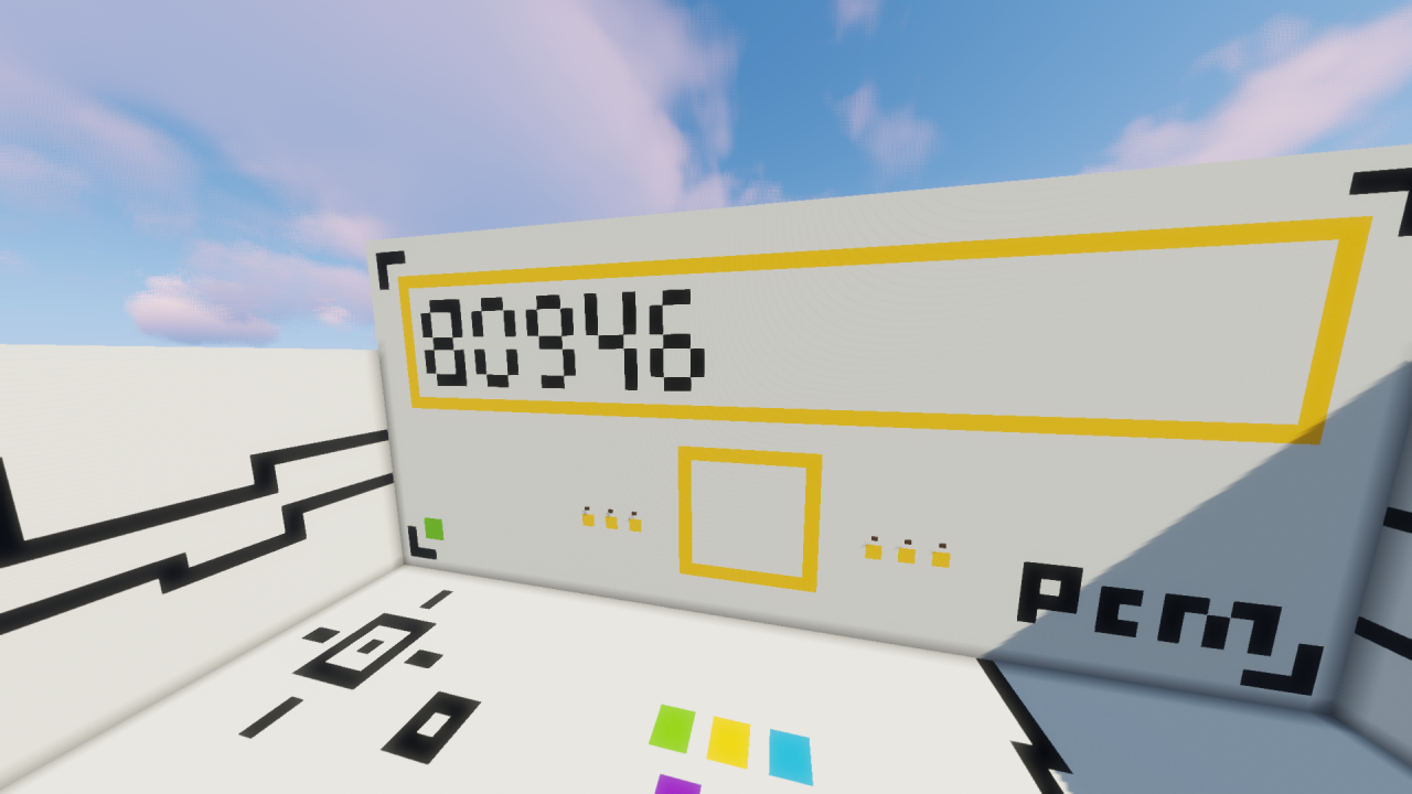 PCM - Programmable Computer in Minecraft Minecraft Map