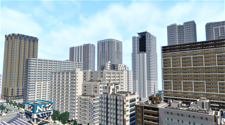 The streets of Japan Minecraft Map